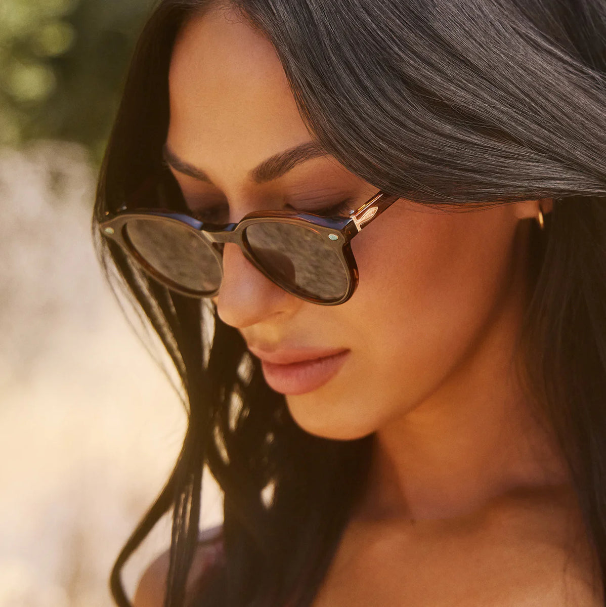 Beth - Warm Sequoia Tortoise Montana Sky Polarized DIFF Sunglasses ...